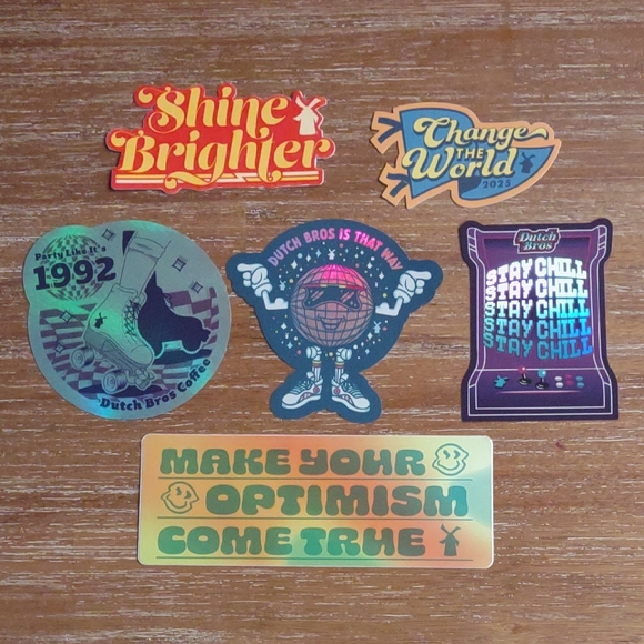 Dutch Bros | Other | Dutch Bros Original Sticker Collection | Poshmark